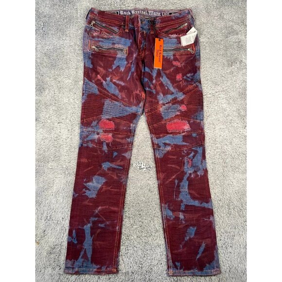 Rock Revival | Jeans | Rock Revival Elroy S25 Biker Moto Skinny Jeans ...